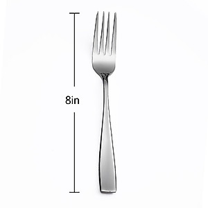 Eslite Stainless Steel Dinner/Salad Forks Set,24-Piece,8 Inches