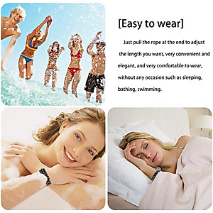 POESPCOS Triple Protection Men'S Ladies Tiger Eye Bracelet Chakra Bracelet, Brings Good Luck, Prosperity, Wealth and Happiness, Is An Energy Bracelet