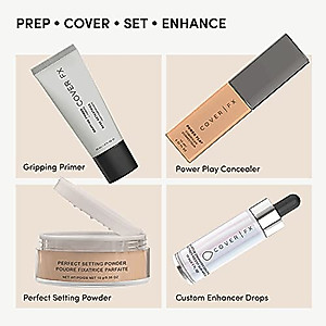 Cover FX Power Play Concealer: Crease-Proof, Transfer-Proof Concealer Provide 16-hour Full Coverage with Powerful Pollution Defense- G Medium 2, 0.33 Fl Oz