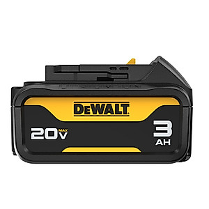 DEWALT 20V MAX Battery with LED Charge Indicator, 3 Amp Hour, 4 Pack (DCB200-4)