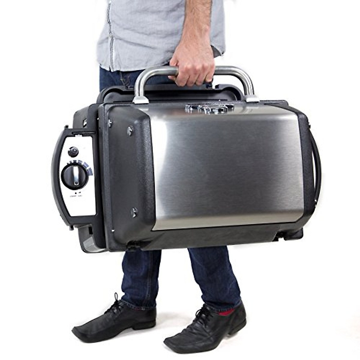 Broil King Porta-Chef 120 Portable Propane Gas Grill - Tabletop 1-Burner BBQ