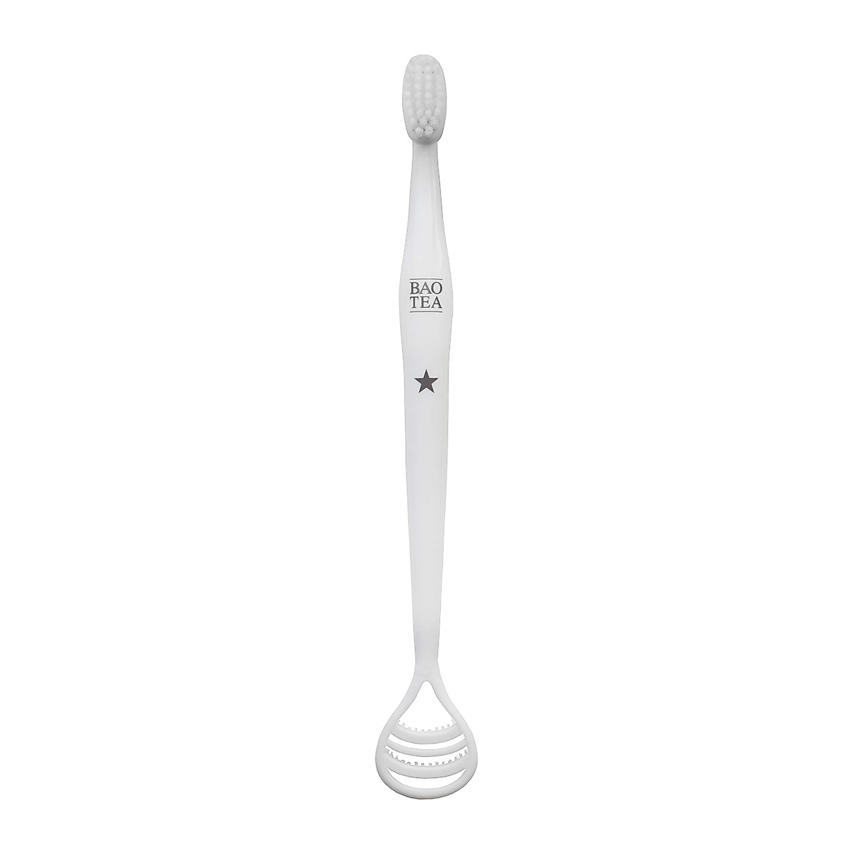 BAO TEA All-in-One Toothbrush & Tongue Cleaner: Comprehensive Oral Health Solution, Versatile Dental Care with Integrated Tongue Cleaning Design and Ultra-Soft Bristles