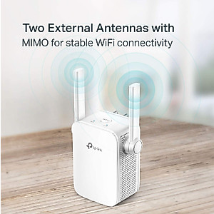 TP-Link N300 WiFi Extender(RE105), WiFi Extenders Signal Booster for Home, Single Band WiFi Range Extender, Internet Booster, Supports Access Point, Wall Plug Design, 2.4Ghz only (Renewed)
