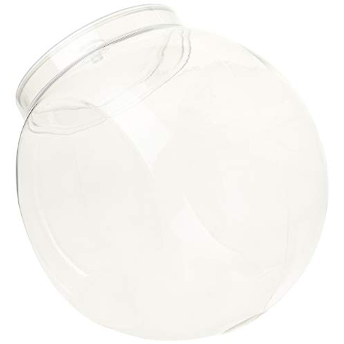 Amscan 410017 Clear Slanted Plastic Jar with lid | 80 Oz | 1 Pc