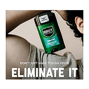 Brut Deodorant Oval Solid 2.25 Oz. (3 Pack)