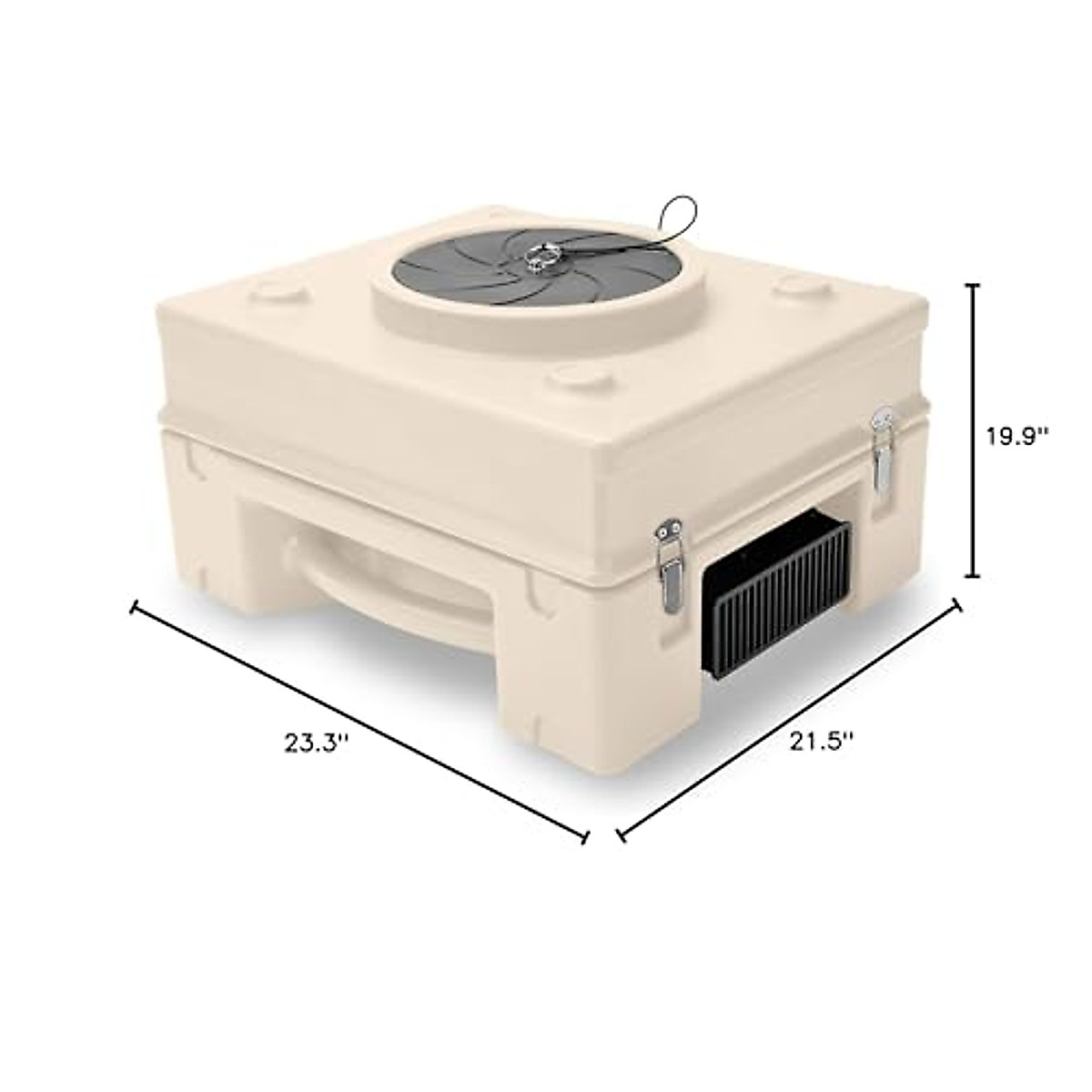 B-Air AP-450 Max Professional Grade Air Purifier Scrubber for Household Use, 450 CADR, Water Damage Equipment, Eggshell White