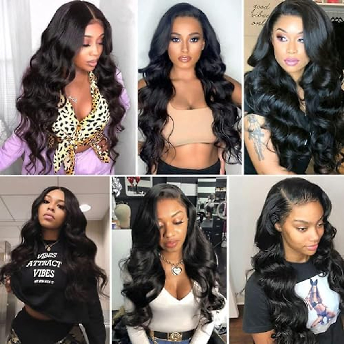 LAPONDAI Lace Front Wigs Human Hair Body Wave 13x4 HD Lace Frontal Wig Pre Plucked with Baby Hair Gluless Wigs Human Hair for Black Women 150% Denisty Natural Color (18Inch)