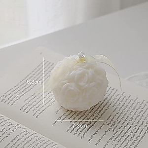 Aroma Candle,140G Hydrangea Onion Flower Shaped Soy Wax Scented Candle for Table Photo Prop Birthday Gift,Prefect for Meditation Stress Relief Mood Boosting Bath Yoga