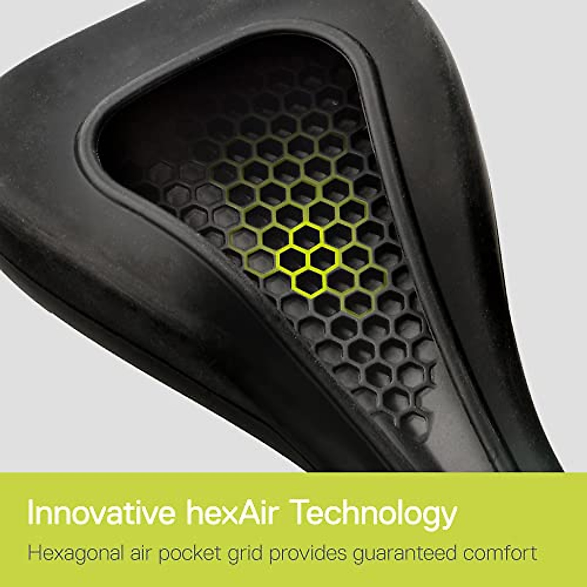 Delta Cycle & Home HexAir Peloton Seat Cushion - Instant Response, Pressure Reducing HexAir Grid Technology - Not Padded Gel - Bicycle Seat Cushion for Road, Mountain, and All Indoor Exercise Bikes