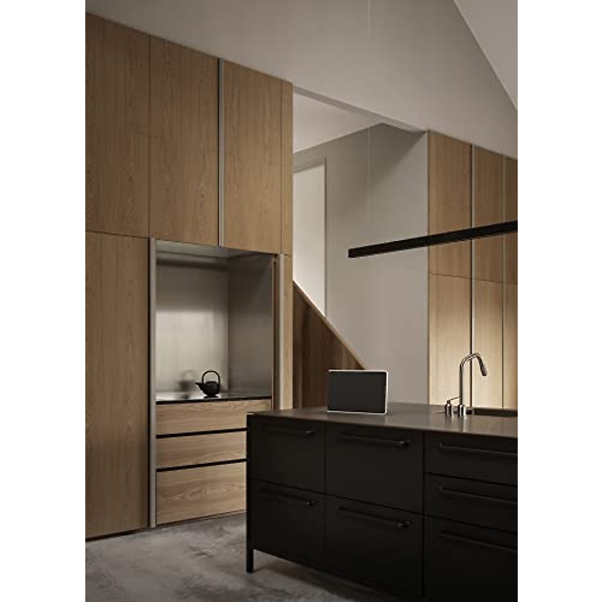 Bang & Olufsen Beosound Level Portable Wi-Fi Multiroom Speaker, Natural Aluminum/Dark Grey