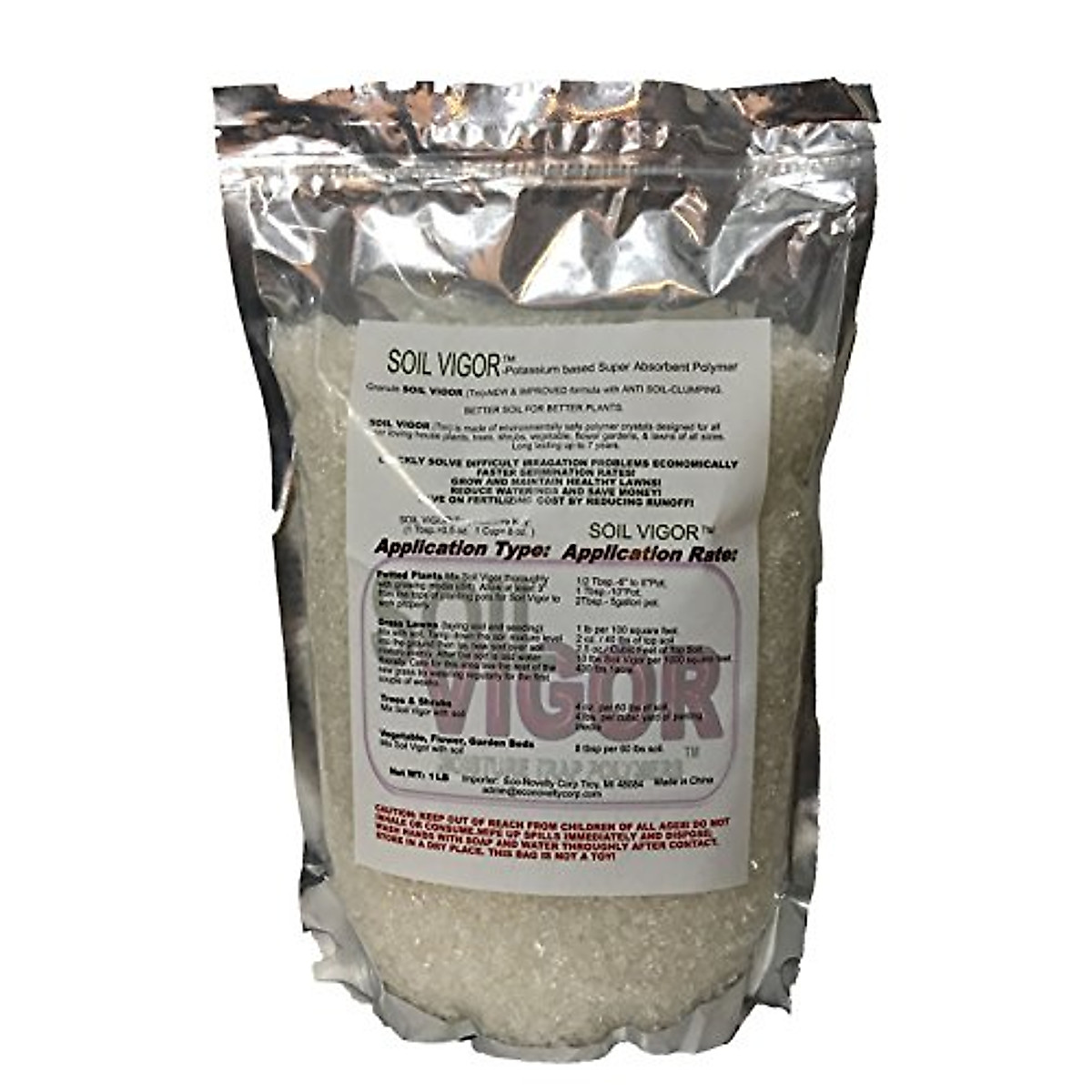 1 Pound Soil Moisture Trap Potassium Polyacrylate Polymers Soil Vigor