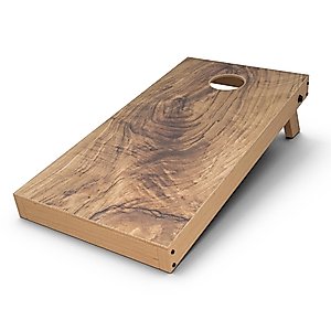 Design Skinz Wood Skin Set for Cornhole (Skin Only) - Raw Wood Planks V11