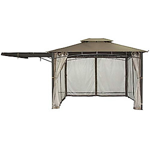 Garden Winds Replacement Canopy Top Cover for Casual Way Awning 10x12 Gazebo - RipLock 350