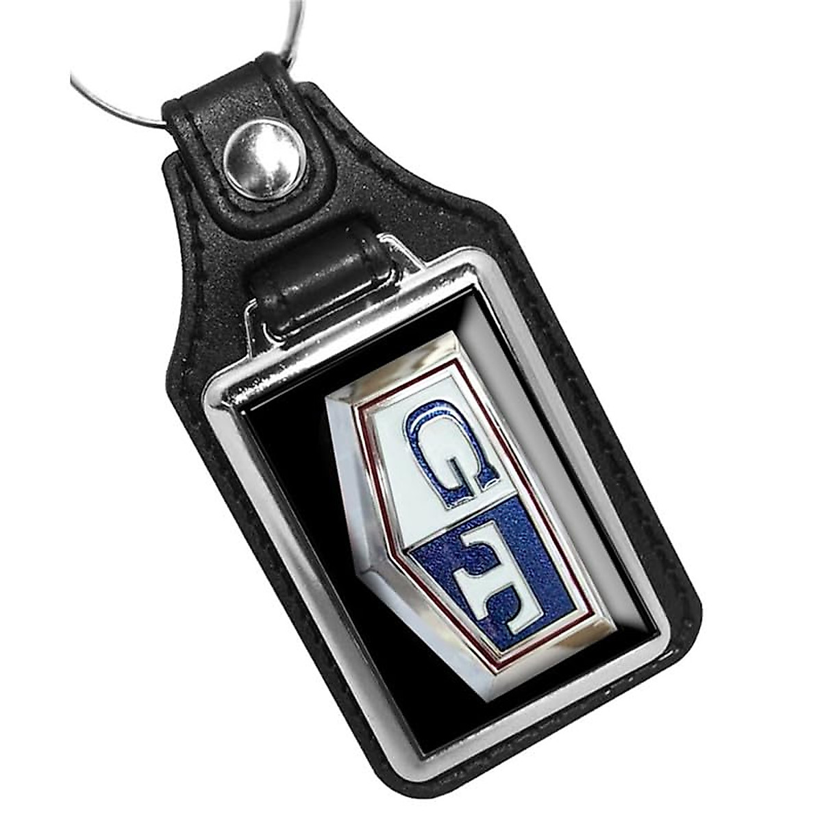 Brotherhood 1960's Compatible with Skyline Kenmeri GT Emblem Design Blue Keychain Key Holder Key Ring For Men Heavy Duty Car Keyring For Men and Women