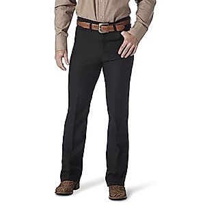 Wrangler Men's Wrancher Dress Jean,Black,36x32