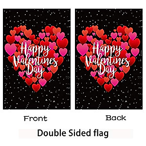 Seasonal Garden Flags Set of 12 Double Sided Burlap 12.5 x 18 Inch Valentine House Flag Garden Flags for OutsideNew Year Garden Flag Valentine Garden Flag st Patrick Flag for Outdoor Decorations Flags