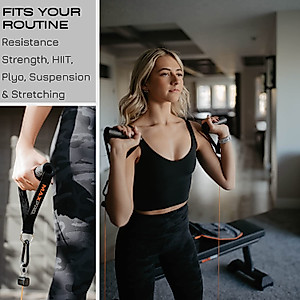 MAXPRO: Portable Smart Cable Gym | As Seen on Shark Tank | All-in-One Machine with Bluetooth and Free APP | Exercise Anywhere - Outdoors, Camping, Travel | 5-300lbs Resistance | Sport Orange