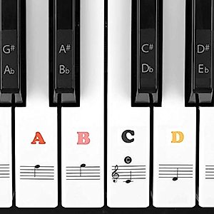 Bastien Piano Basics Primer Level Learning Set by Bastien - Lesson, Theory, Performance, Technique & Artistry Books & Juliet Music Piano Keys 88/61/54/49 Full Set Removable Sticker