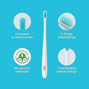 TNTN MOM'S tntnmom's | Pregnancy Extra Soft Toothbrush | Sensitive Toothbrush | Gentle and Compact Head for Oral Care | Pregnancy Toothbrush | 1EA