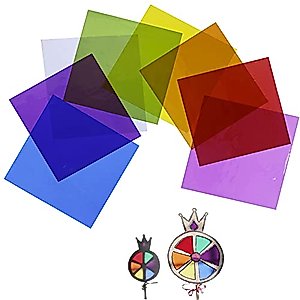 144PCS Colorful Cellophane Sheets,8 Color Plastic Cellophane Wrap,Cello Transparency Sheet for Candy,DIY Arts Crafts Decoration,8 x 8 Inch