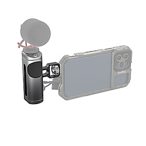 SmallRig Side Handle Grip for Smartphone Cage Video Rig, Remote Trigger Aluminum Phone Cage Handle with Wireless Remote Control Button - 3838