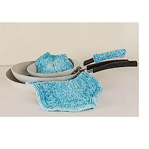 Premier Home Cotton Yarn 6-Pack Bundle with Bella's Crafts Stitch Markers (Splash Mix)