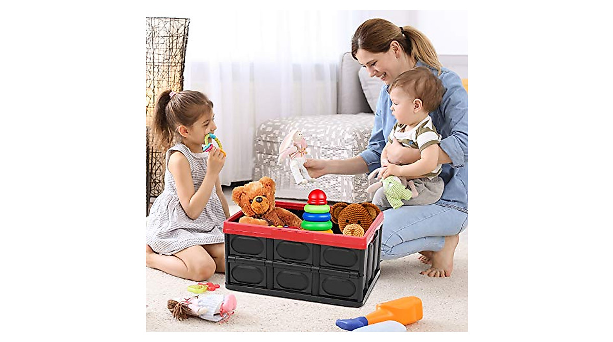 Jocabo 30L Collapsible Storage Box - Space-Saving & Sturdy Organizing
