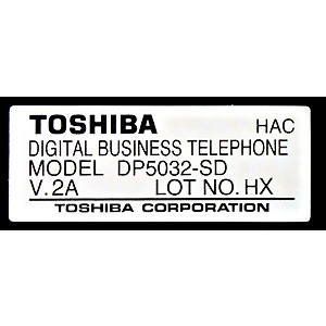Toshiba Strata DP5032-SD 20-Button LCD Display Speakerphone (Black) (Renewed)