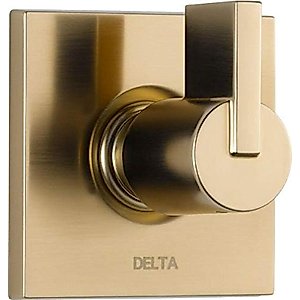 Delta Faucet Vero 3-Setting Shower Handle Diverter Trim Kit, Champagne Bronze T11853-CZ (Valve Not Included)