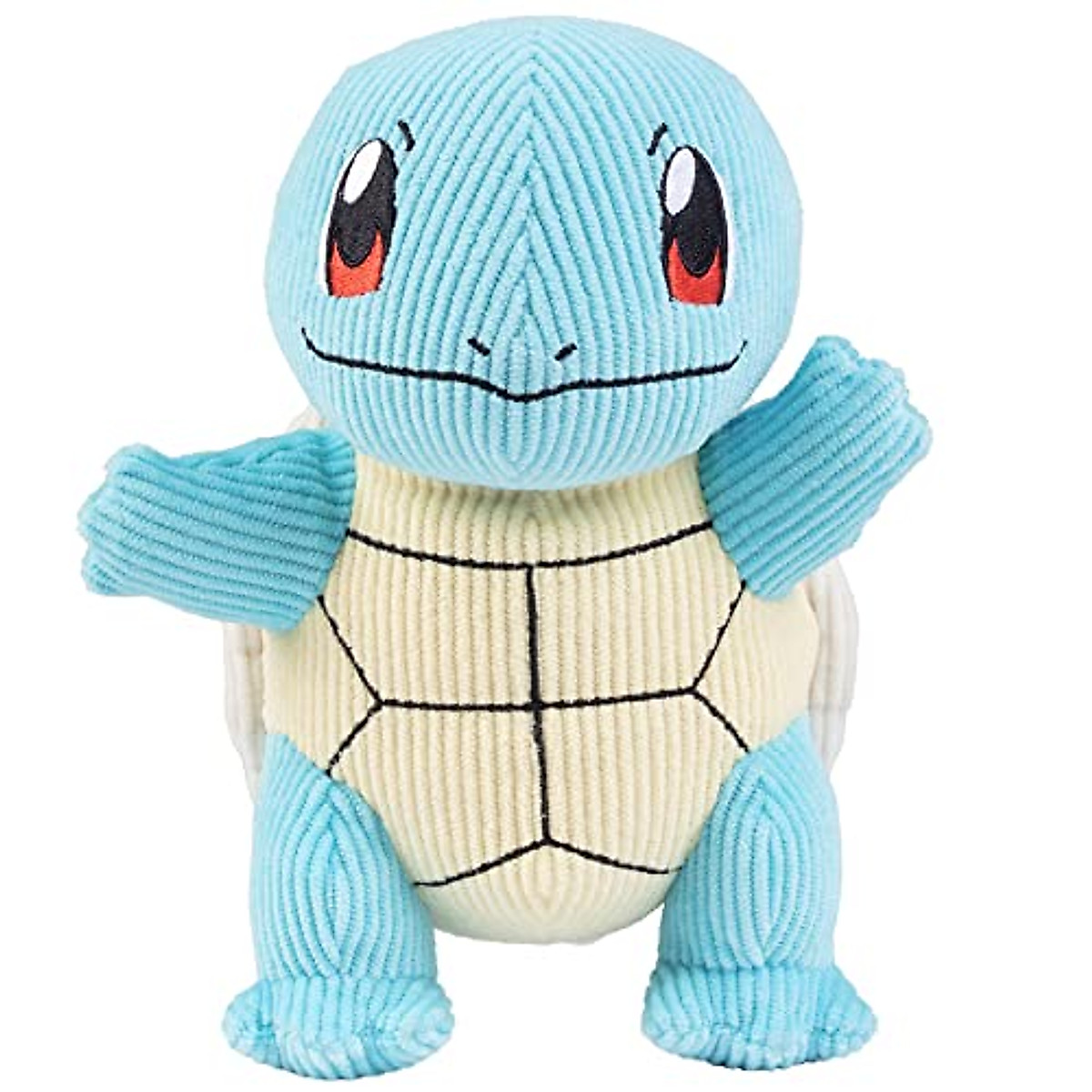 Pokémon 8" Squirtle Corduroy Plush - Officially Licensed - Quality & Soft Stuffed Animal Toy - Limited Edition - Add Squirtle to Your Collection! - Great Gift for Kids, Boys, Girls & Fans of Pokemon