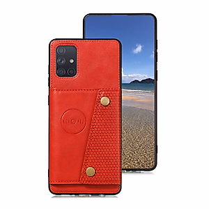 Compatible with Oppo Reno 2 Cover Case,Compatible with Oppo Reno2 PCKM70 PCKT00 PCKM00 CPH1907 PU leather Stand Phone Case Cover Red