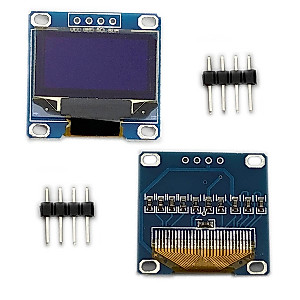 Kiro&Seeu 12864 0.96 Inch I2c IIC Serial OLED LCD LED Display Screen Serial Module 128 X 64 SSD1306 Driver Compatible with Ar-duino Display Raspberry PI 51 Msp420 Stim32