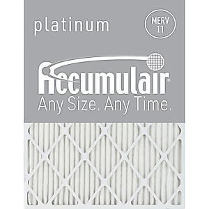Accumulair Platinum 20x21.5x1 (Actual Size) MERV 11 Air Filter/Furnace Filters (4 pack)