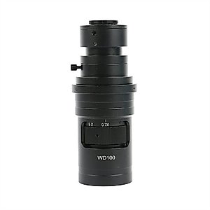 Microscope Accessories Kit for Adult 36MP 2K 1080P 60FPS H_DMI USB Electronic Video Microscope Camera 100X 130X 200X 500X Zoom C-Mount Lens for Motherboard Detection Accessory (Color : 200X)