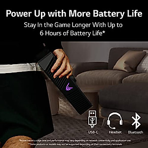 LG Ultragear GP3 - Portable Gaming Speaker with DTS Headphone:X, Voice Chat, Up to 6 Hour Battery Life, Bluetooth, USB Type-C Connection