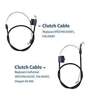 POSEAGLE 753-04472 Auger Kit with 731-1033 Shave Plate 946-04091 Clutch Cable 946-04237 Clutch Cable 954-0101A Drive V-Belt F6RTC Spark Plug