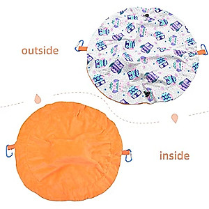 tinkare Hanging Sugar Glider Snuggle Sleeping Pouch with Drawstring Design for Pet Glider Small Animals Cage Sleep Bag