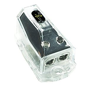 Stinger SHD20 HPM Series Power or Ground Distribution Block with Satin Chrome Finish
