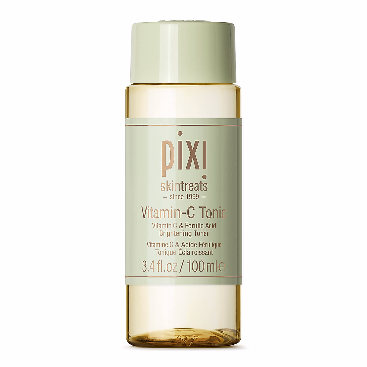 Pixi Vitamin-C Tonic,Brightening & Soothing Facial Toner, Boost Skin Luminosity, Infused with Vitamin-C & Ferulic Acid, Alcohol Free Daily Toner, 100ml / 3.4fl oz