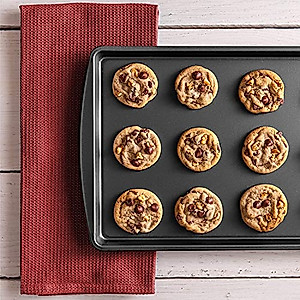 ProBake Set of Two Nonstick Cookie Pans, Dark Gray, PB281-AZ