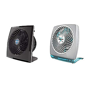 Vornado 573 Compact Flat Panel Air Circulator & FIT Personal Air Circulator Fan with Fold-Up Design, Directable Airflow, Compact Size, Perfect for Travel or Desktop Use, Aqua