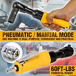 Autolock Air Ratchet Wrench, 3/8-Inch Professional Pneumatic Ratchet Wrenches