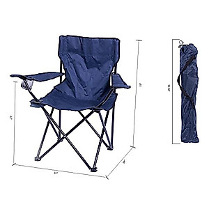 PLAYBERG Folding Camping Chair, Green (Navy)