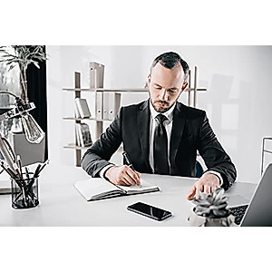 Wordsworth & Black Gel Rollerball Pen [Black Chrome], Journaling, Note-Taking, Business, Professional, Executive Writing Pens; Perfect Roller Ball Pen Gift for Men and Women