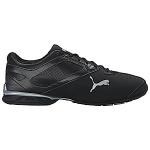 PUMA Men's Tazon 6 FM Shoes, PUMA Black/PUMA Silver, 12 M