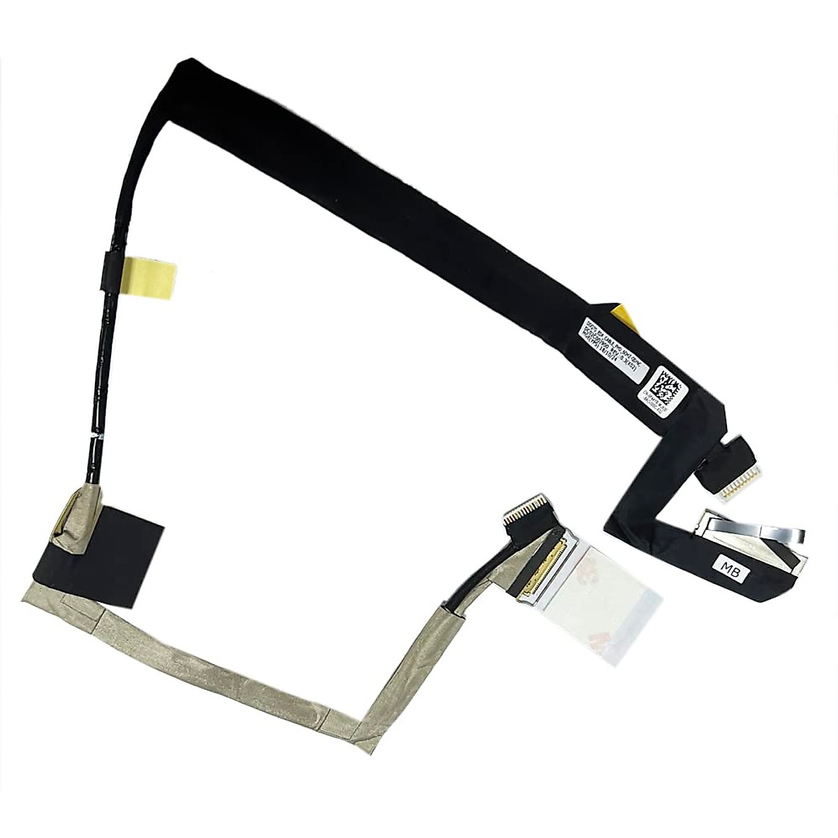 Gintai Laptop 30PIN 60HZ EDP FHD LCD Cable LED LVDS Video Screen Line Display Flex Cable Wire Replacement for DELL Alienware Area 51m R1 R2 DDQ70 0P44YR DC02C00J900