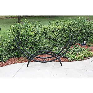 Woodhaven 5 Foot Crescent Firewood Rack