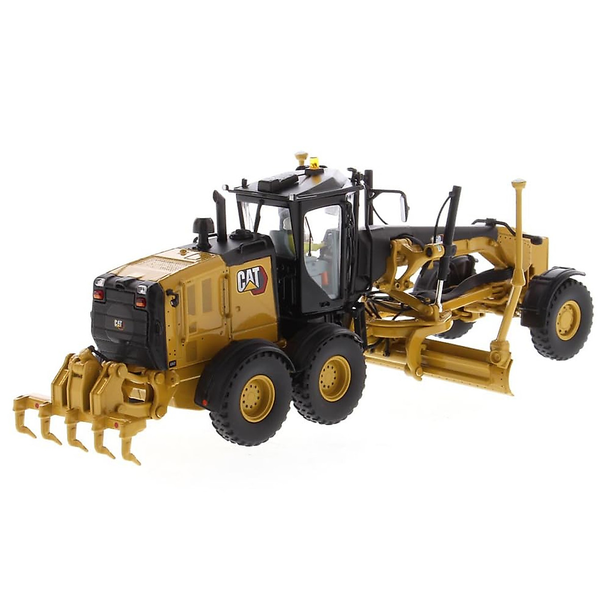 Diecast Masters 1:50 Caterpillar 150 Motor Grader | High Line Series Cat Trucks & Construction Equipment | 1:50 Scale Model Diecast Collectible | Diecast Masters Model 85667
