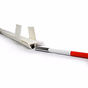 Tandem Sport Volleyball Collapsable Net Antennae - 2 Red & White Volleyball Antennae - Volleyball Referee Equipment - Fits Both 36” & 1 Meter Nets, Set of 2