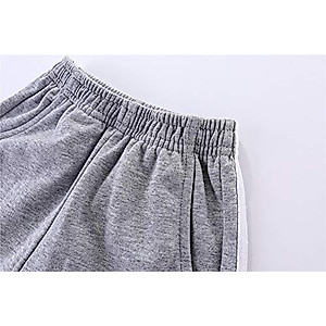 Mud Kingdom Little Boys Jogger Suits Casual Long Sleeve Orange Size 7-8